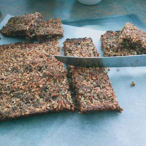 Pecan & Coconut Snack Bars – Green Goddess