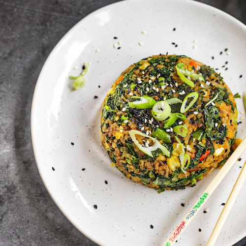 Ali's Vegan 'Egg' Fried Rice – Green Goddess