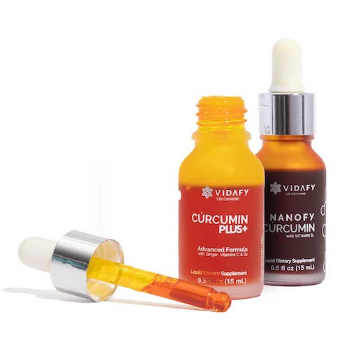 Vidafy Nanofy Curcumin and Curcumin Plus Drops both with D3 – Green Goddess